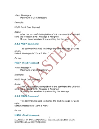 REMOTE POWER FAILURE INDICATOR WITH GSM(SMS MESSAGE) | PDF