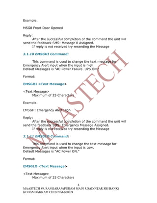 GSM BASED POWER FAILURE INDICATOR WITH SMS TECHNOLOGY | PDF