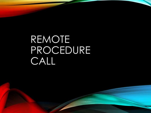 Remote procedure call on client server computing | PPTX | Computer ...