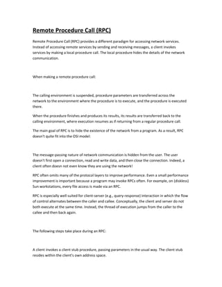 MSB-Remote procedure call | PDF