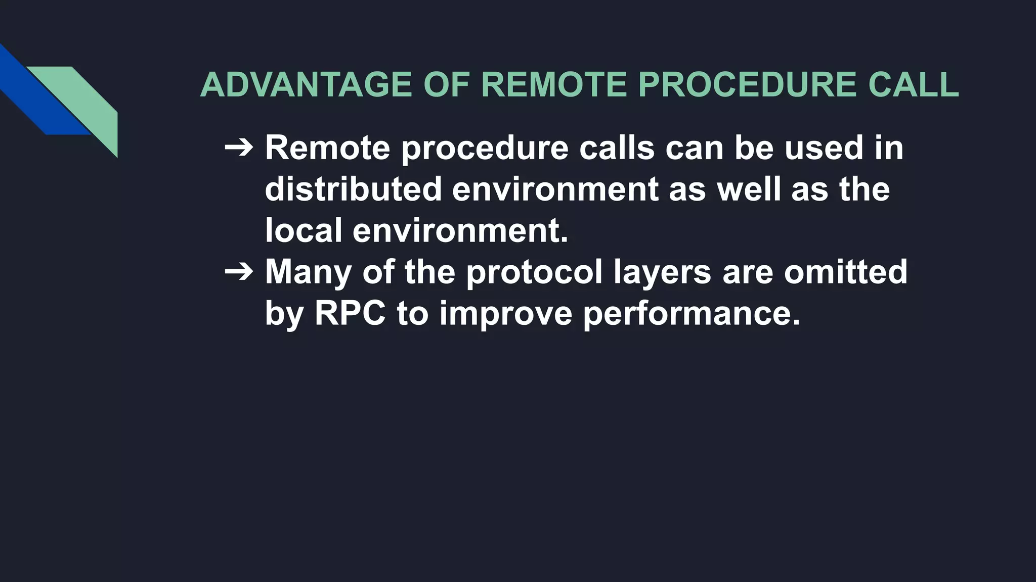 Remote procedure call | PPTX