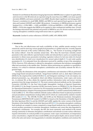 A Simplified and Robust Surface Reflectance Estimation Method (SREM) for Use over Diverse Land ...