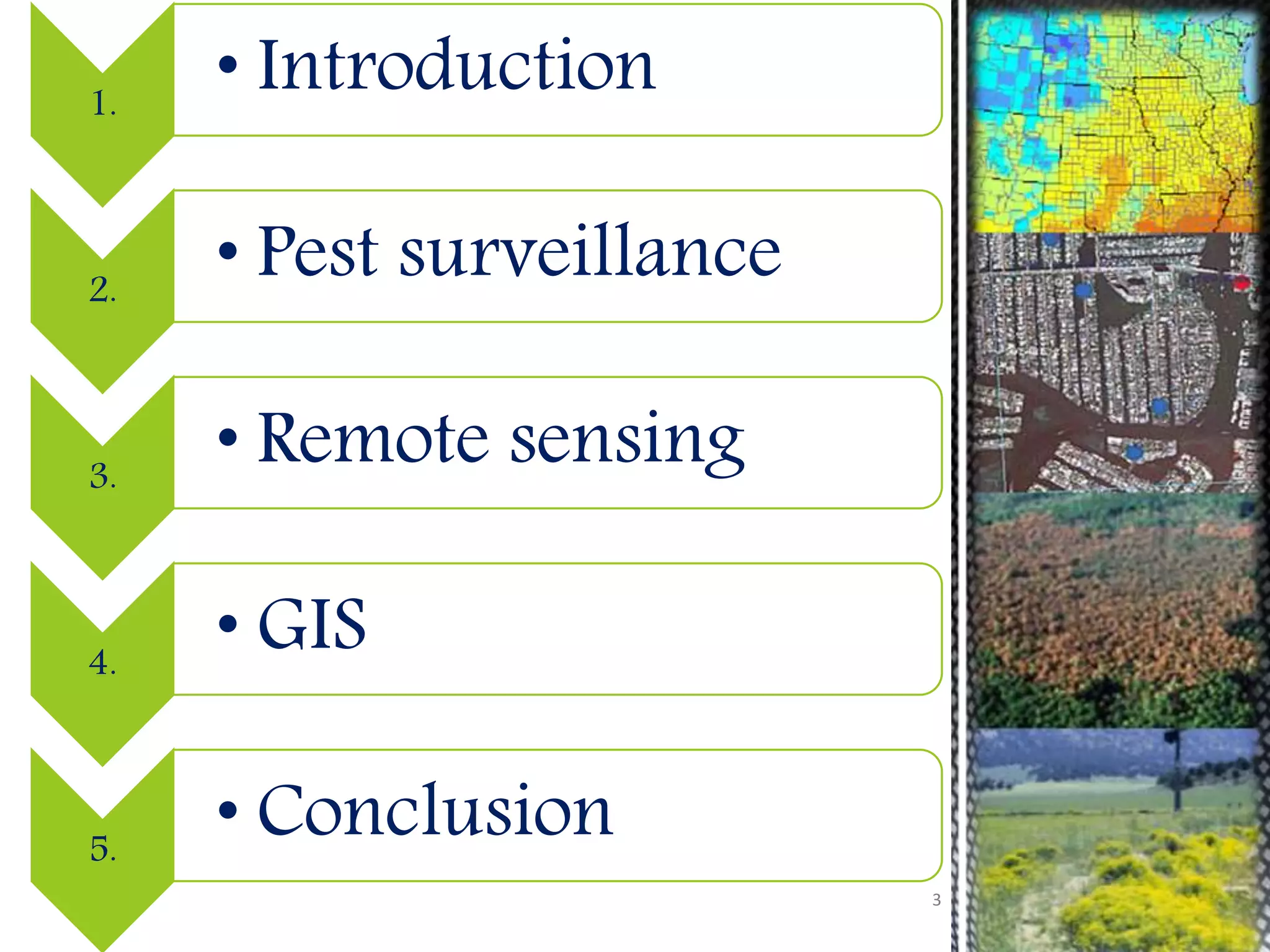 Remote Sensing And Gis Role In Ipm Pptx