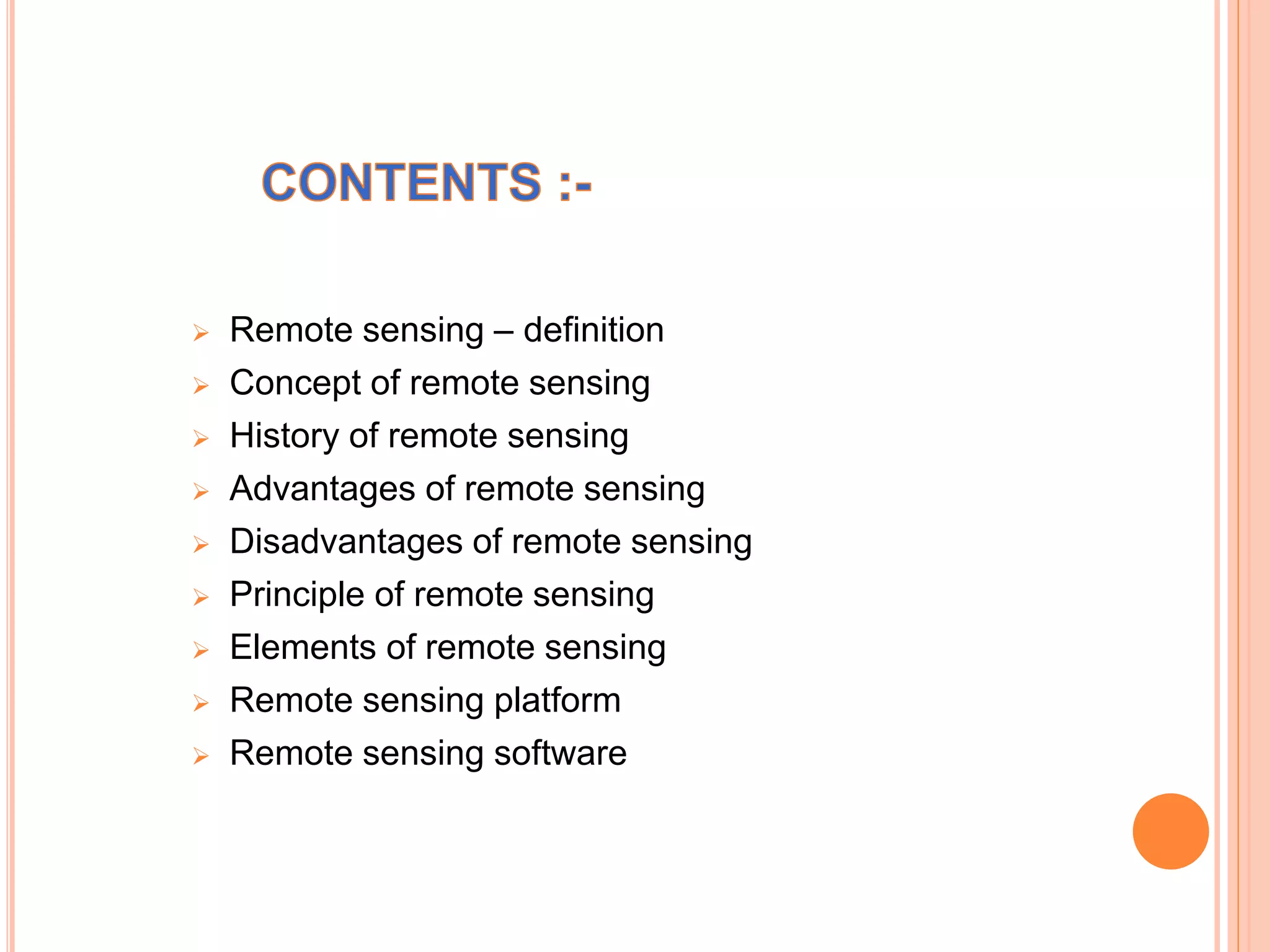 Remote sensing | PPT