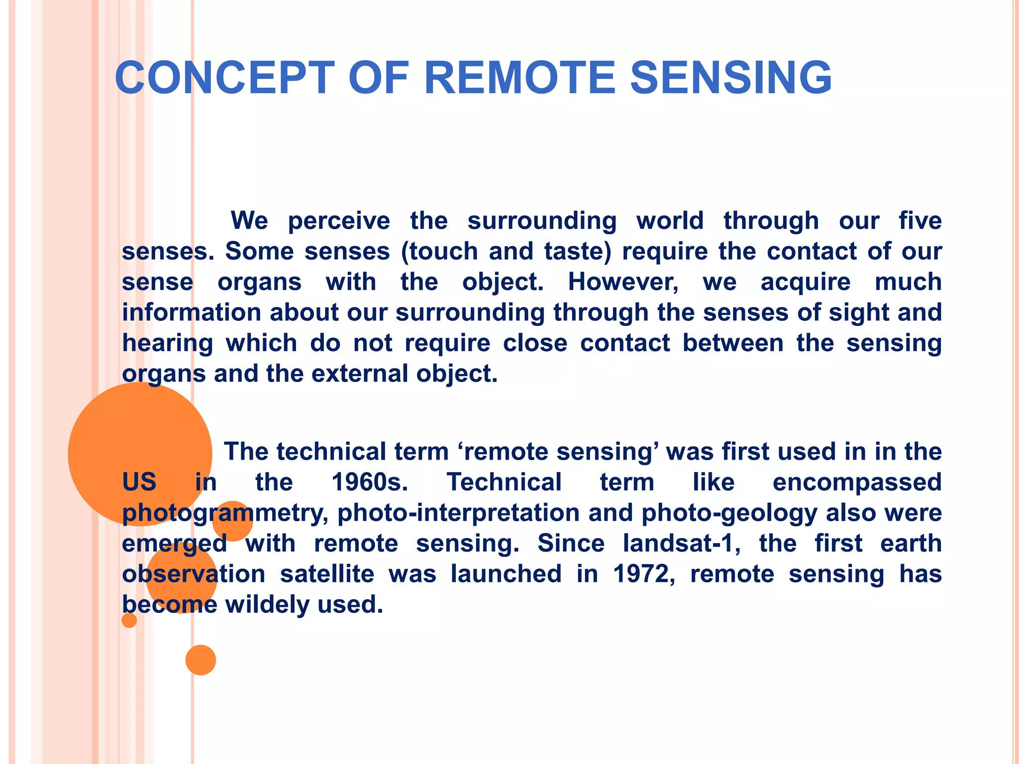 Remote sensing | PPT