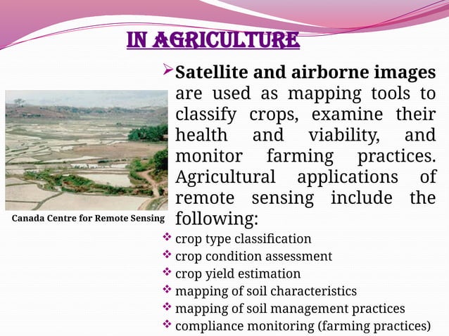 Concept and applications Of remote sensing | PPTX | Geography | Science