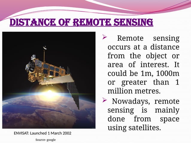 Concept and applications Of remote sensing | PPTX | Geography | Science