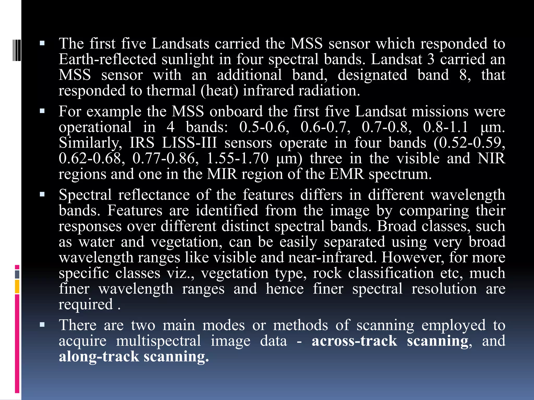 Remote sensing - Scanners | PPTX