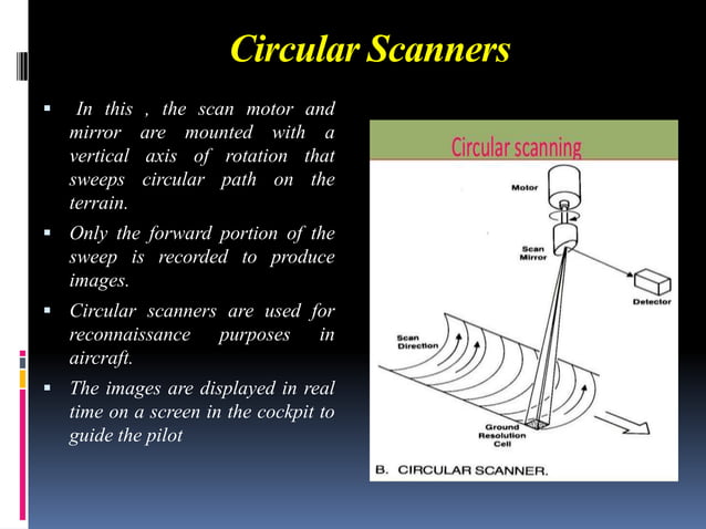 Remote sensing - Scanners | PPTX