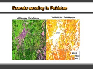 Remote Sensing Applications in Agriculture in Pakistan | PDF