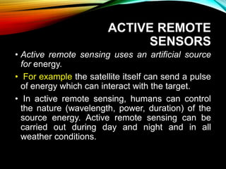 Remote sensing | PPTX