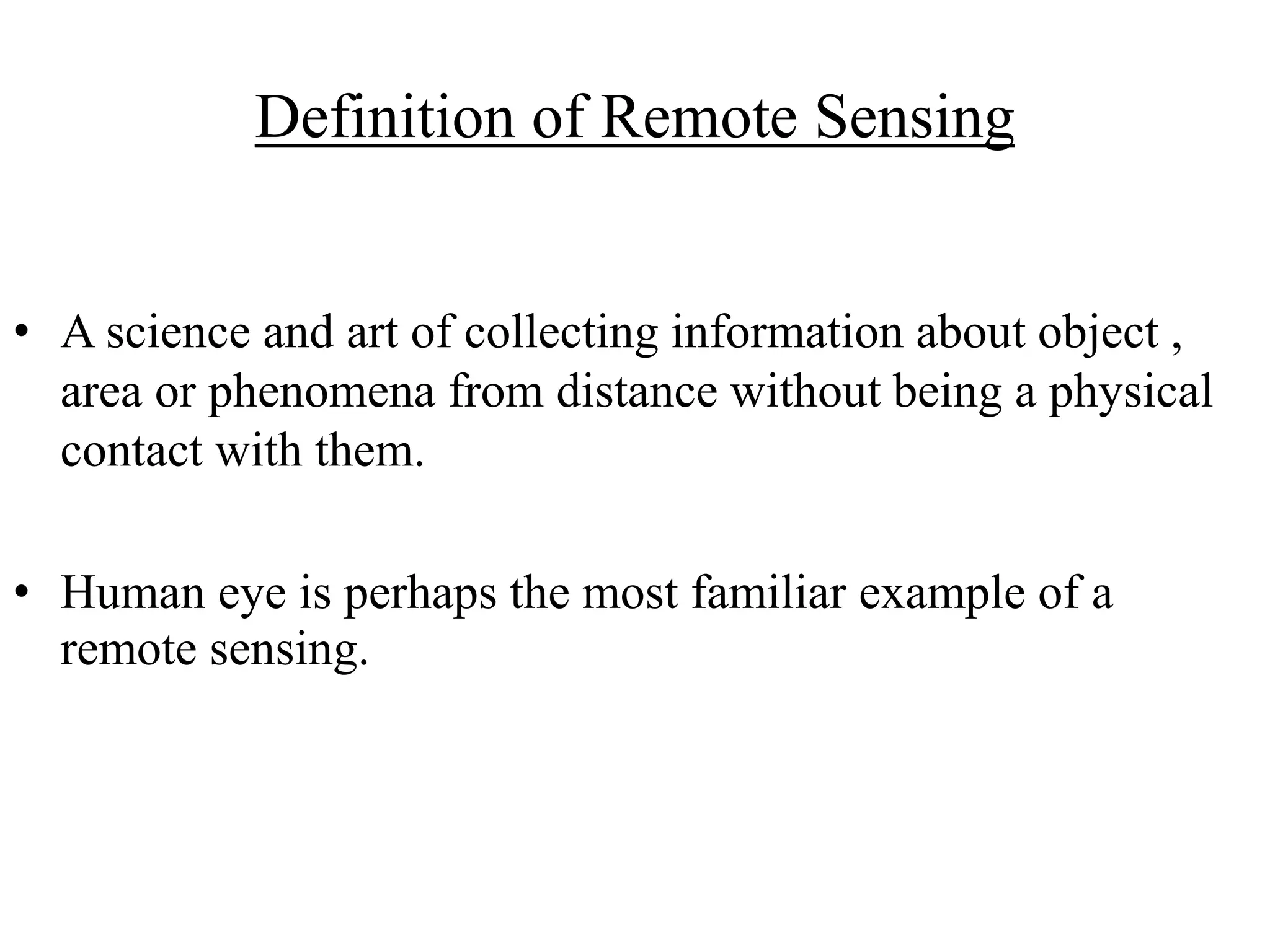 Remote sensing | PPTX | Geography | Science