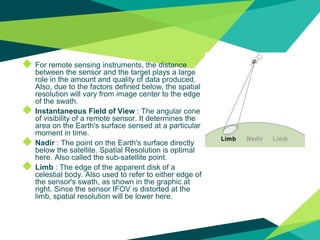 Remote sensing | PPTX