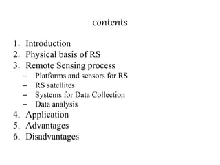 Remote sensing | PPT