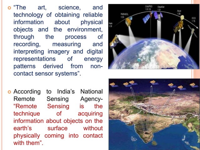 Remote sensing concept, history and principles | PPTX