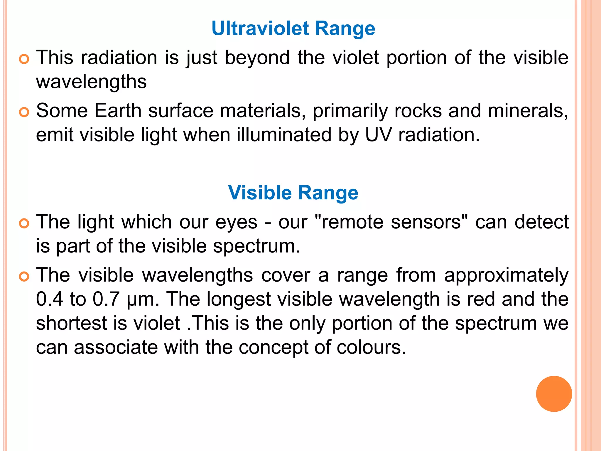 Remote Sensing - Fundamentals | PPTX