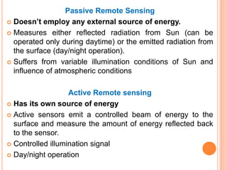 Remote Sensing - Fundamentals | PPTX | Physics | Science