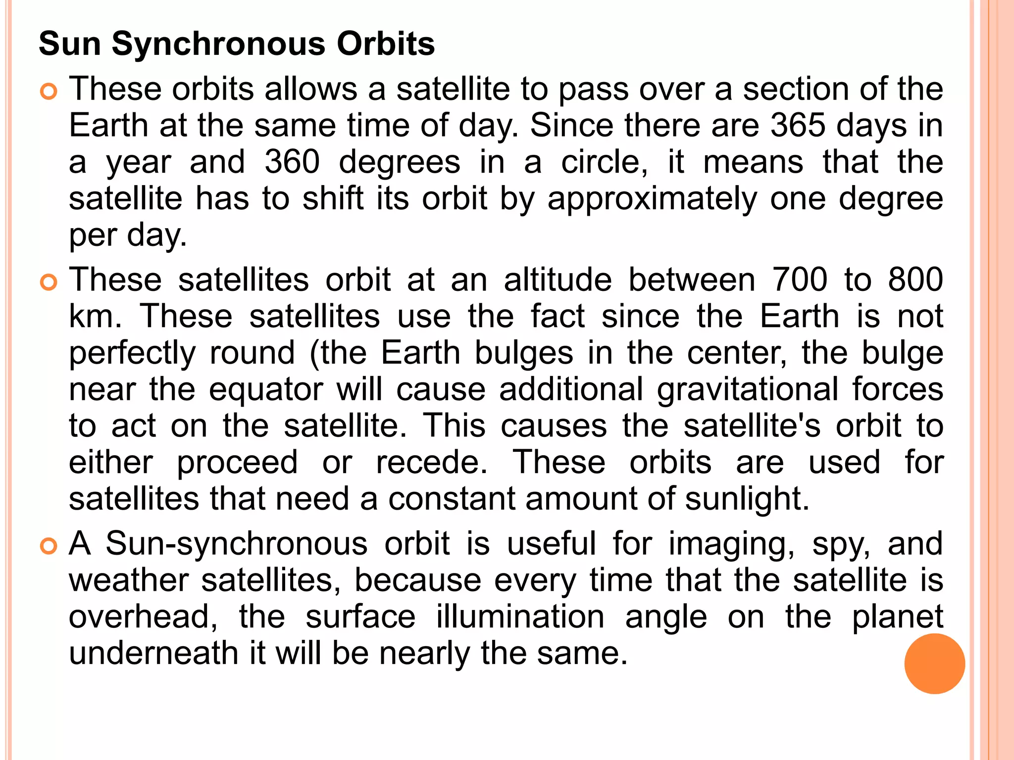 Remote sensing - Sensors, Platforms and Satellite orbits | PPTX