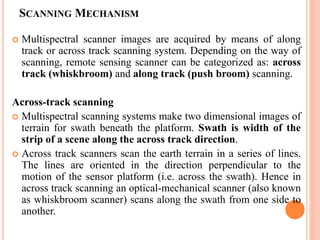 Remote sensing - Sensors, Platforms and Satellite orbits | PPTX