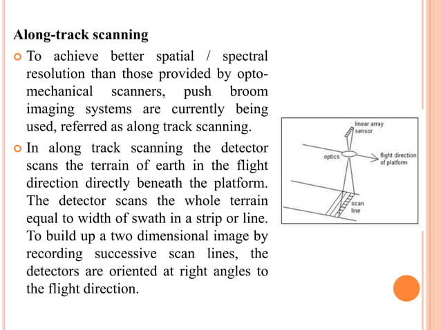 Remote sensing - Sensors, Platforms and Satellite orbits | PPTX ...