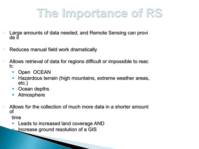 Remote sensing and gis | PPTX | Cameras and Camcorders | Consumer ...