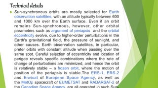 Sun synchronous orbit | PPTX