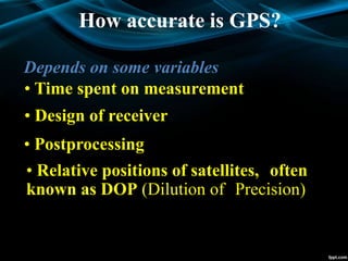 Remote sensing and gps | PPTX