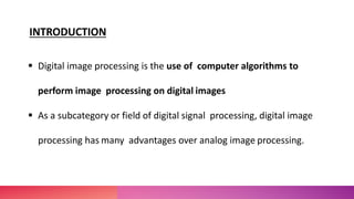 Remote sensing and its applications, DIP, GIS, GPS | PPT