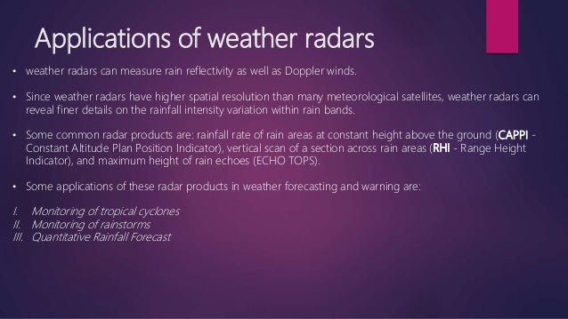 Remote Sensing And Weather Forecasting