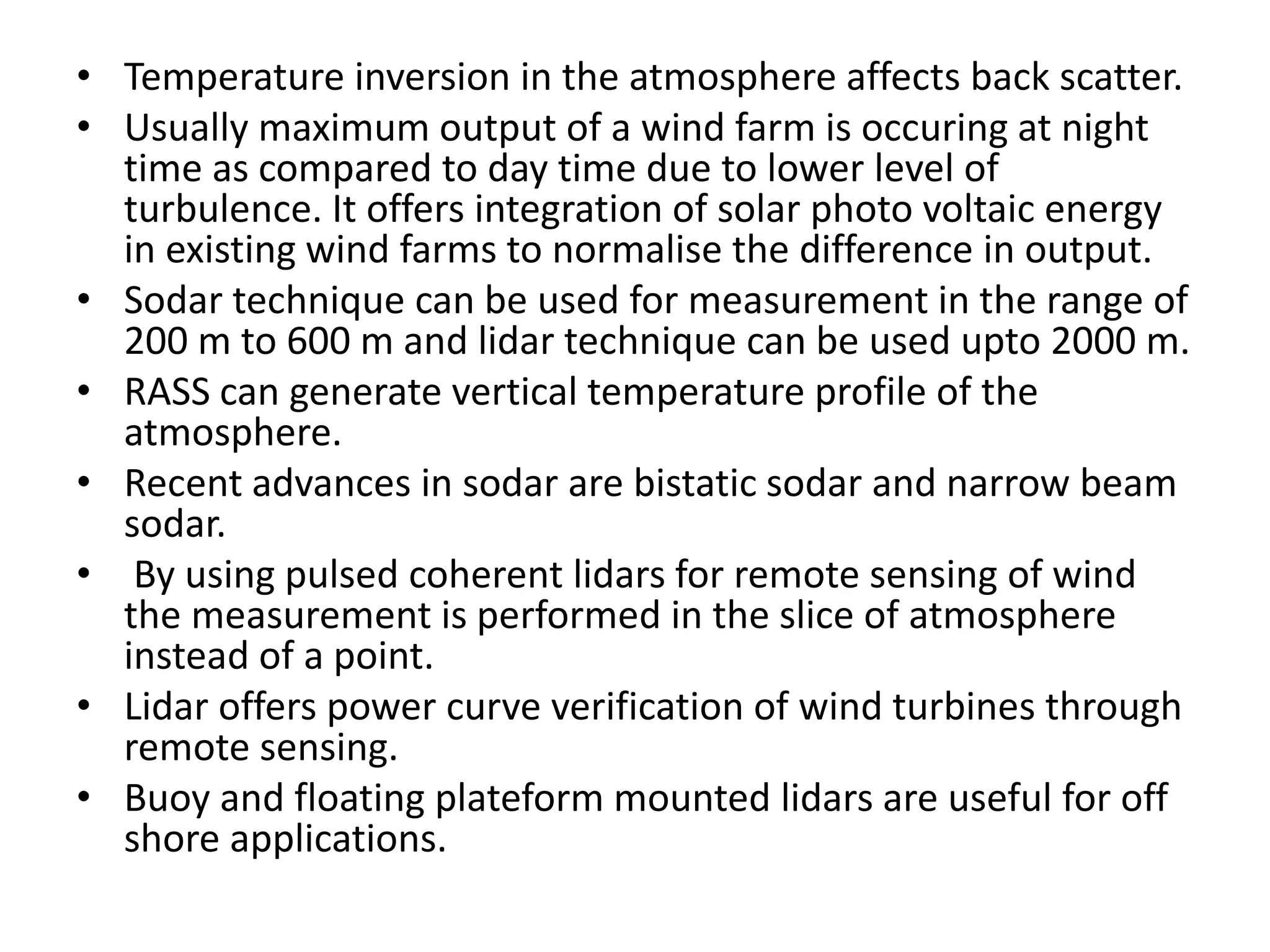 Remote Sensing Application in Wind Energy | PPTX