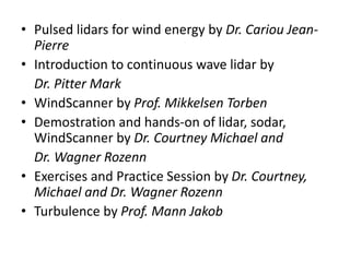 Remote Sensing Application in Wind Energy | PPT