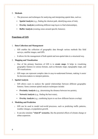 Geographic information system(GIS) || REMOTE SENSING ASSIGMENT | DOCX