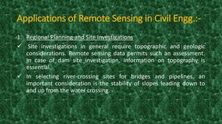 Presentation on Remote sensing | PPTX