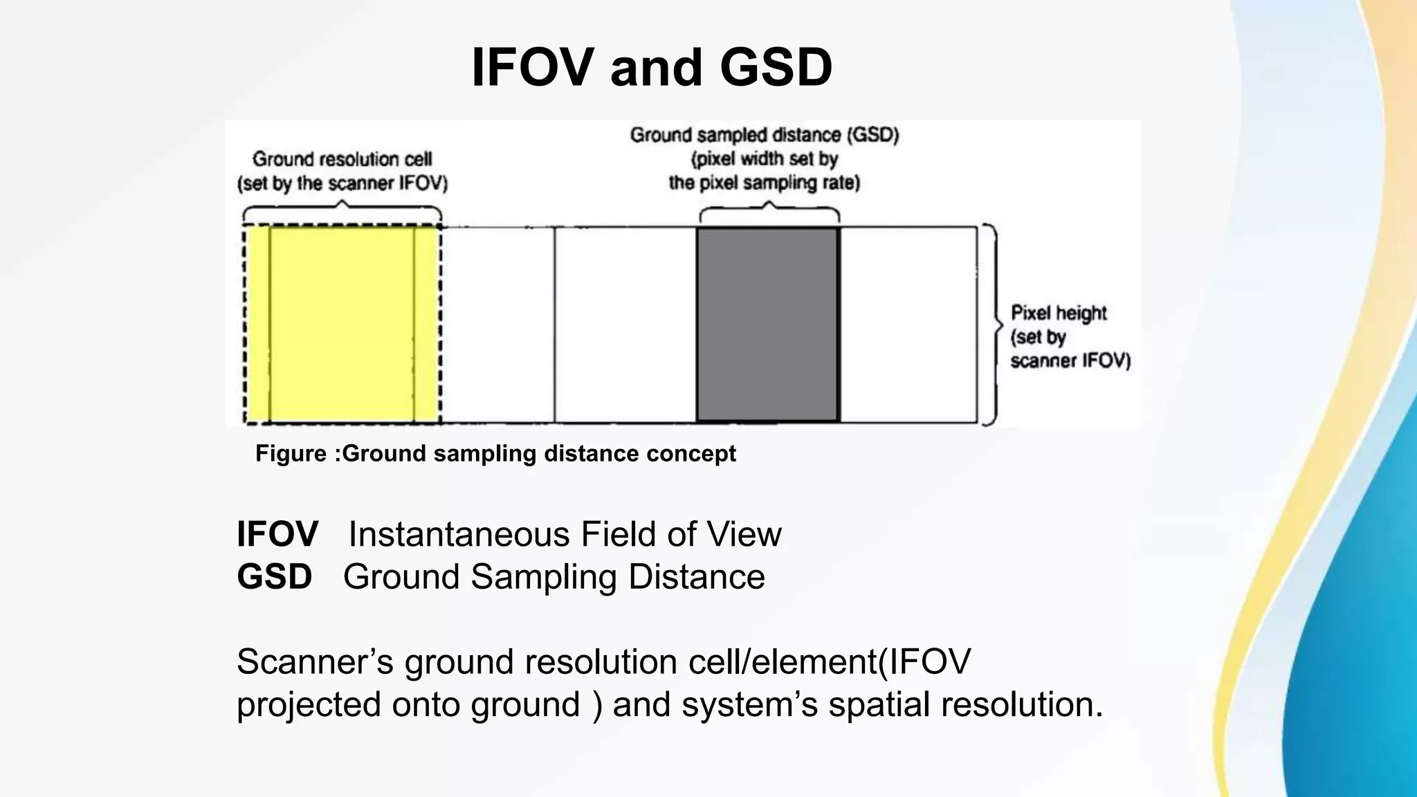 Remote Sensing Data Acquisition,Scanning/Imaging systems | PPTX