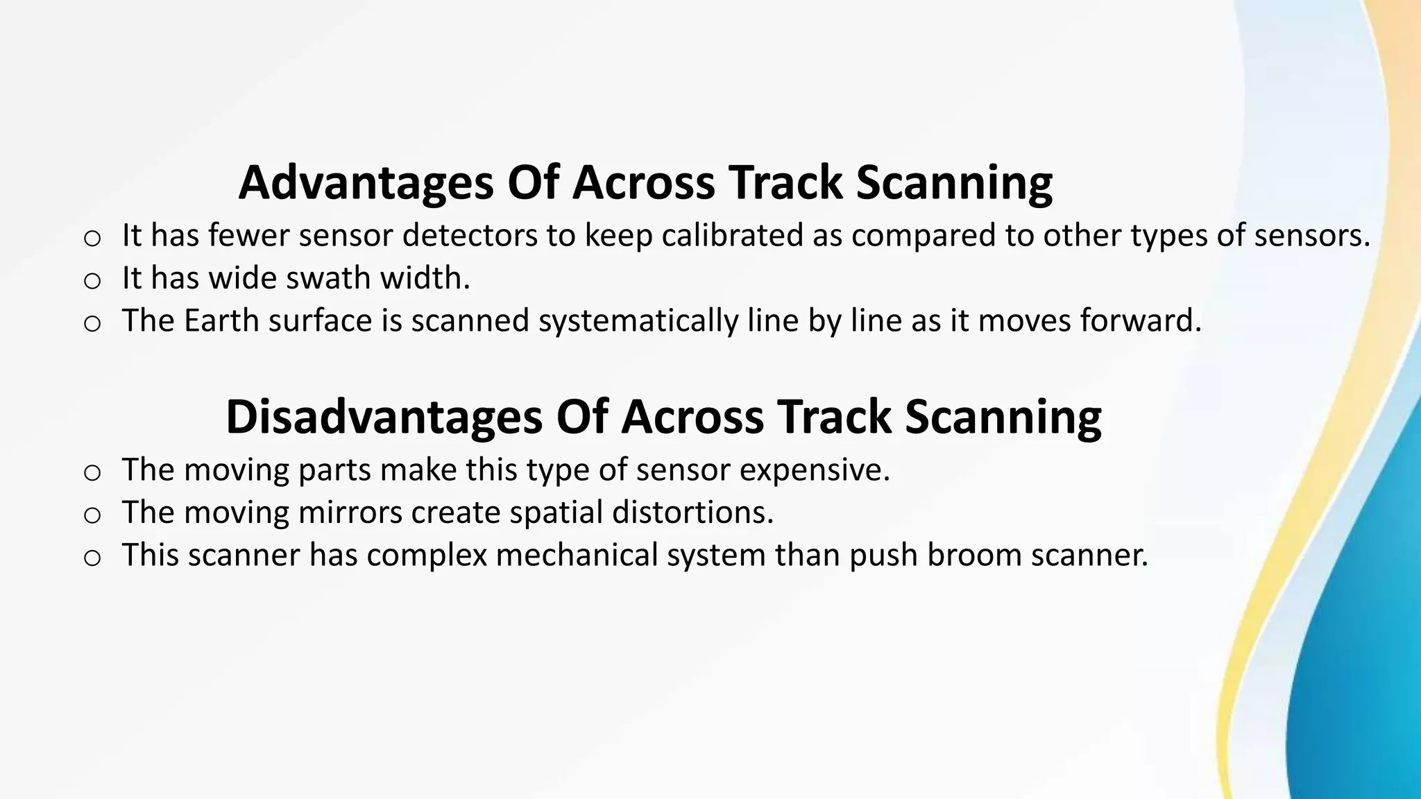 Remote Sensing Data Acquisition,Scanning/Imaging systems | PPTX