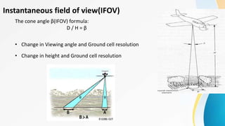 Remote Sensing Data Acquisition,Scanning/Imaging systems | PPTX