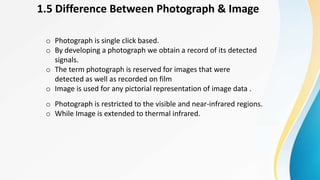 Remote Sensing Data Acquisition,Scanning/Imaging systems | PPTX
