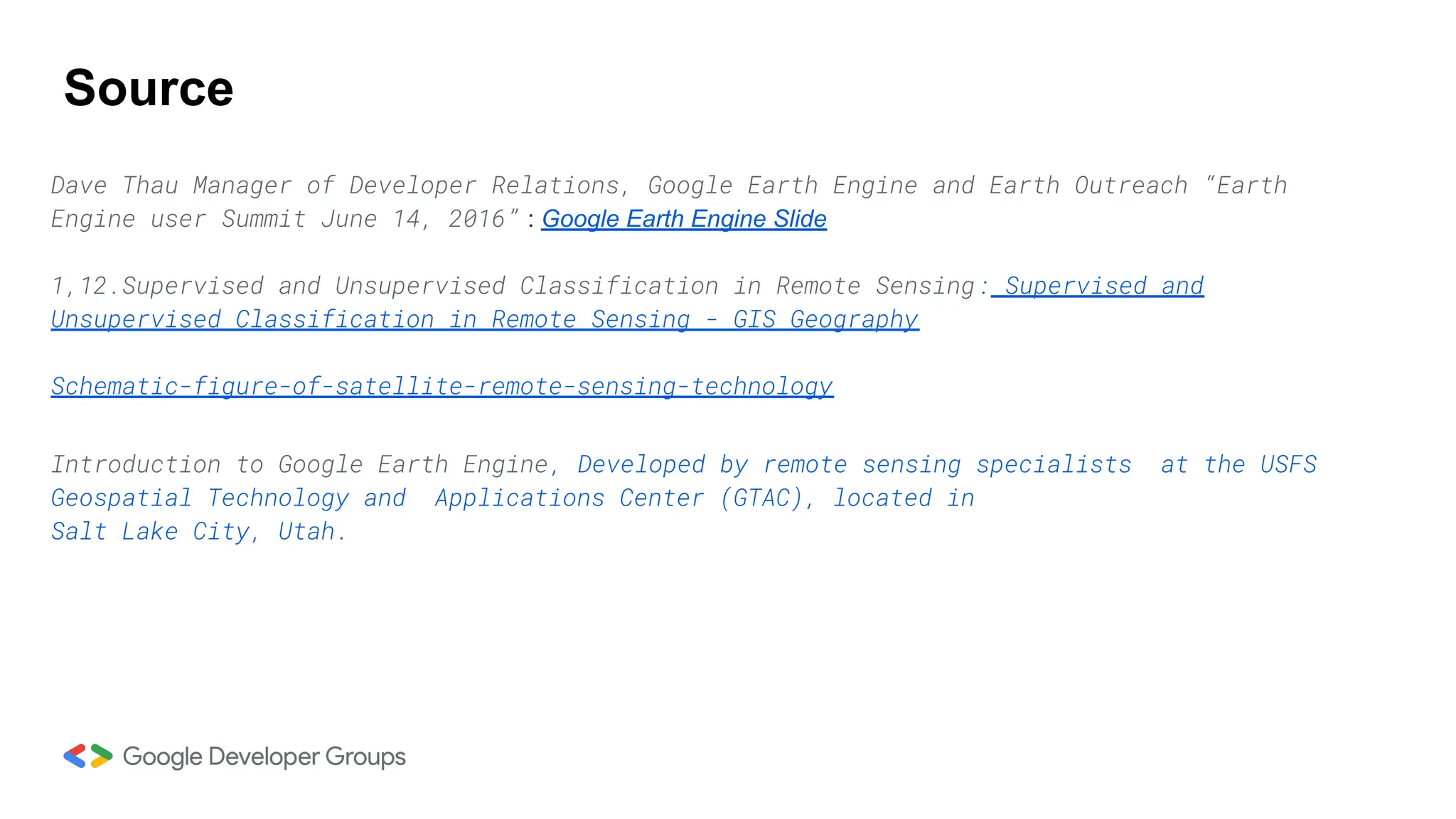 Remote Sensing for Land Cover Mapping in Google Earth Engine ...