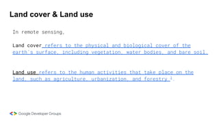 Remote Sensing for Land Cover Mapping in Google Earth Engine ...