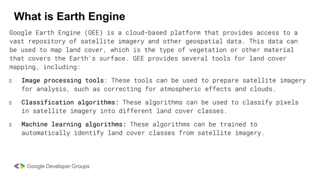 Remote Sensing for Land Cover Mapping in Google Earth Engine ...