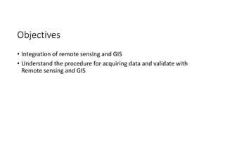 Remote sensing & GIS | PDF