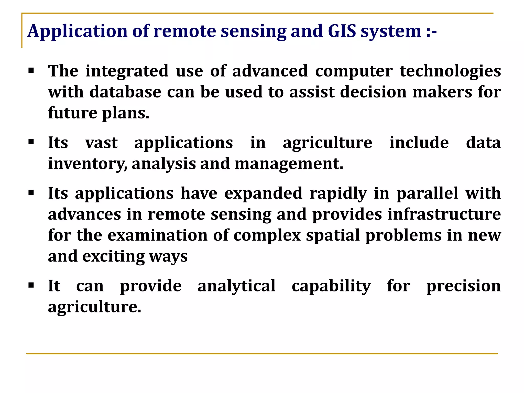 Remote Sensing and GIS Techniques | PDF