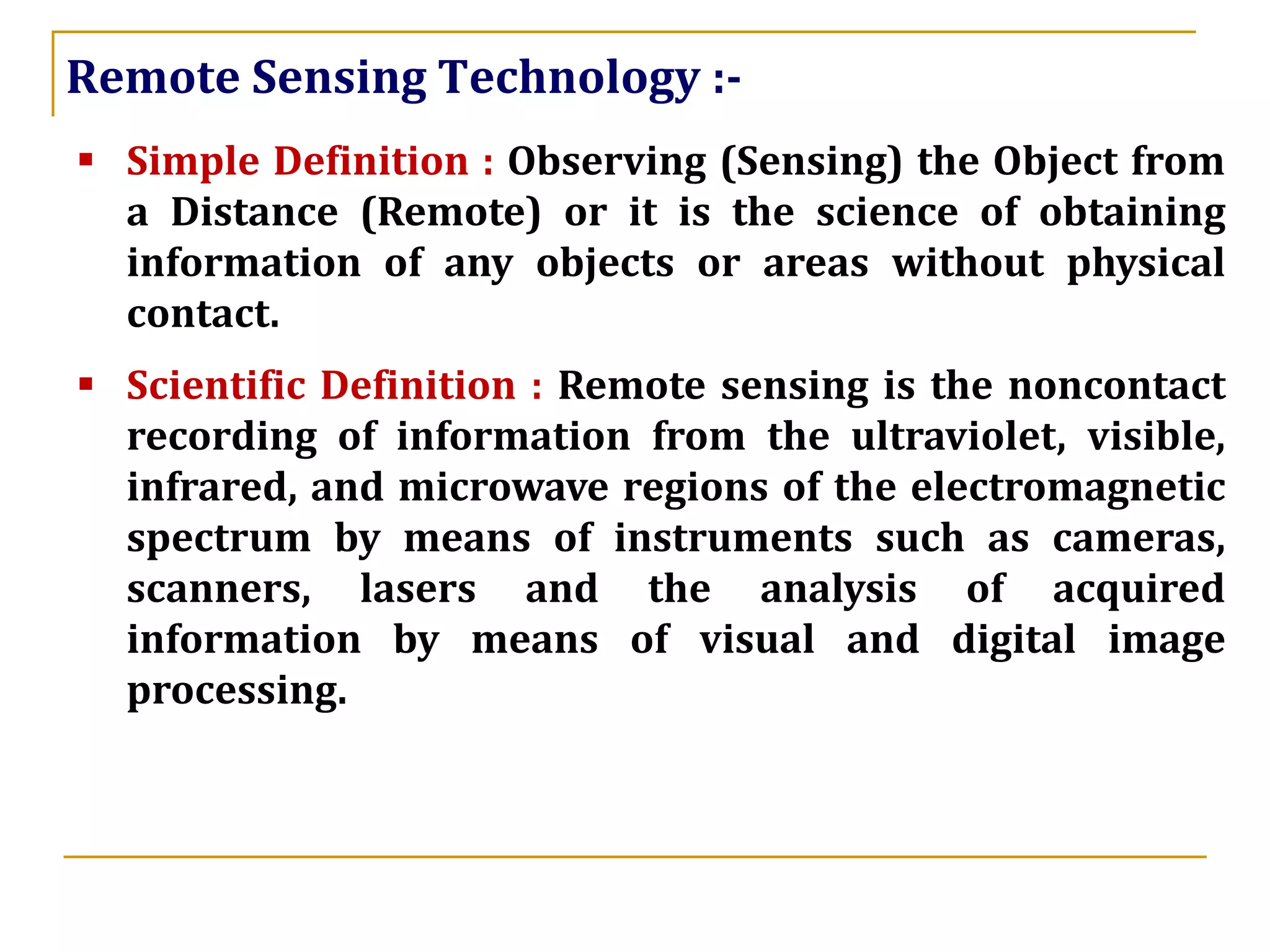 Remote Sensing and GIS Techniques | PDF