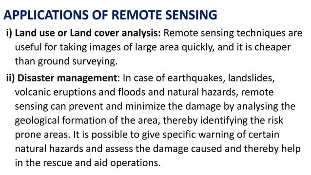 Remote sensing, GPS and GIS ppt | PPTX | Geography | Science