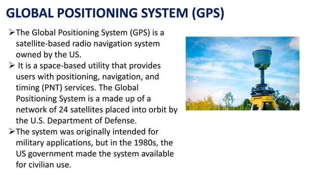 Remote sensing, GPS and GIS ppt | PPTX | Geography | Science