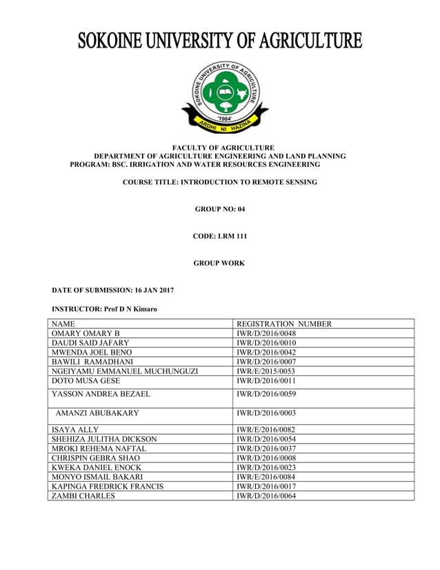 INTRODUCTION TO REMOTE SENSING | PDF
