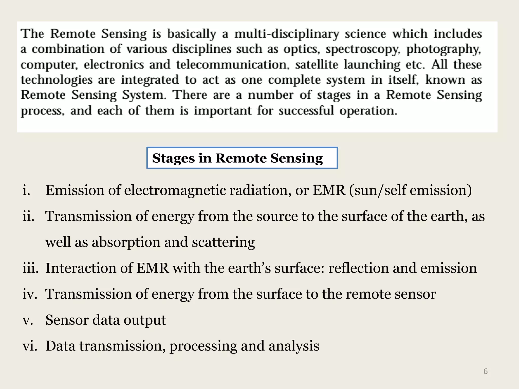 Remote sensing: Its Application & Types | PDF