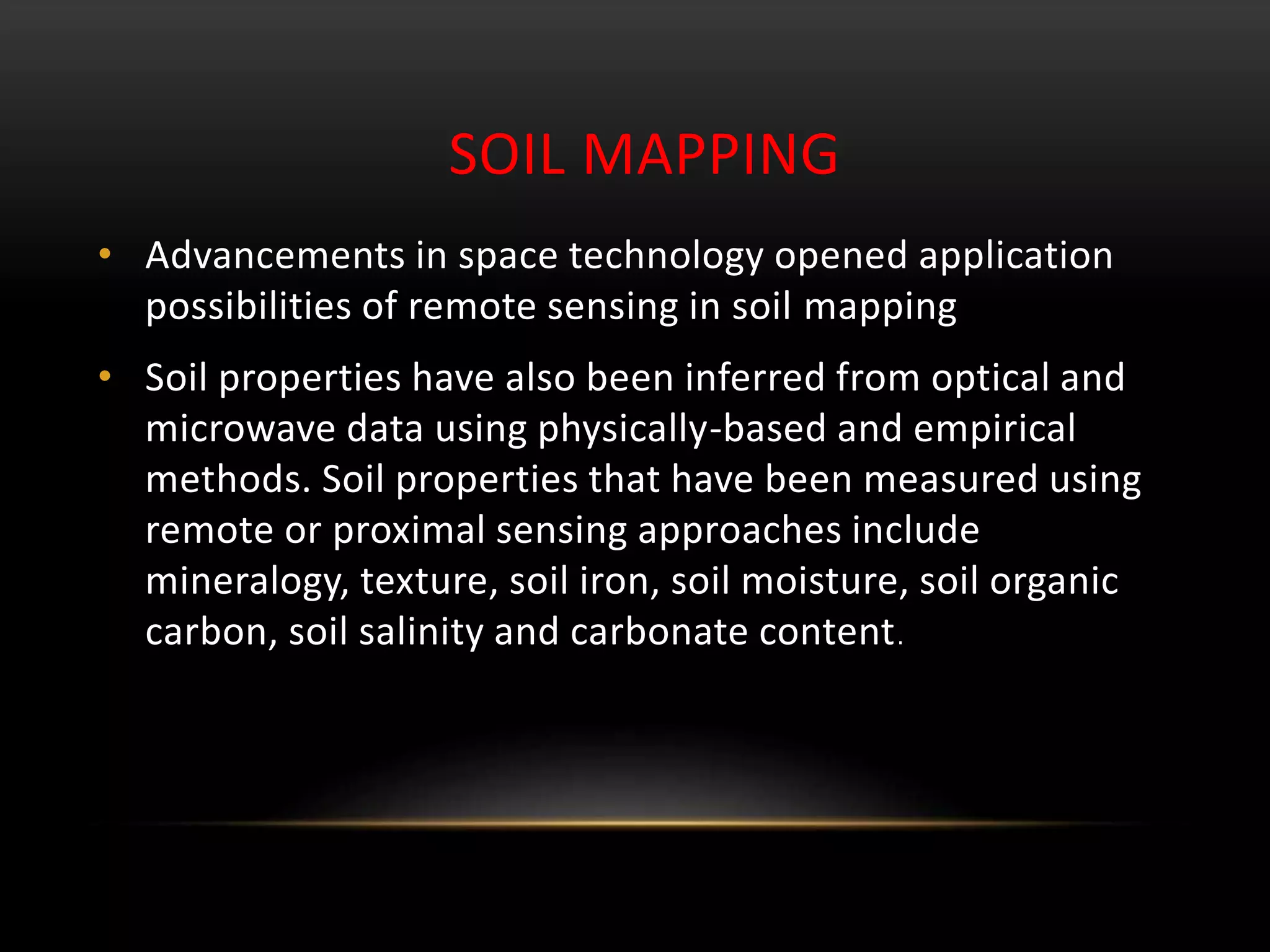 Remote sensing in agriculture | PPTX