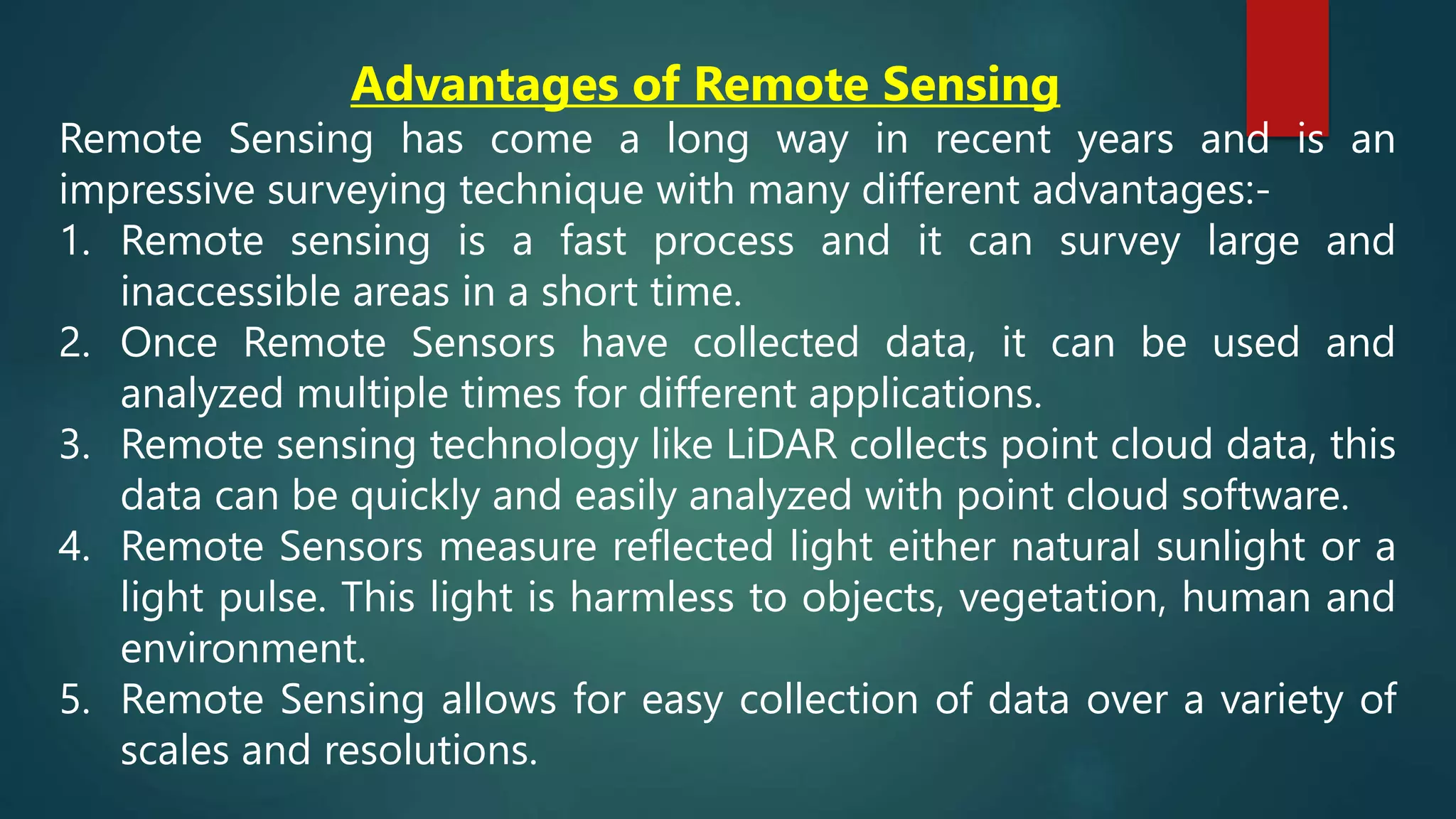 Remote Sensing and its Applications in Agriculture | PPTX