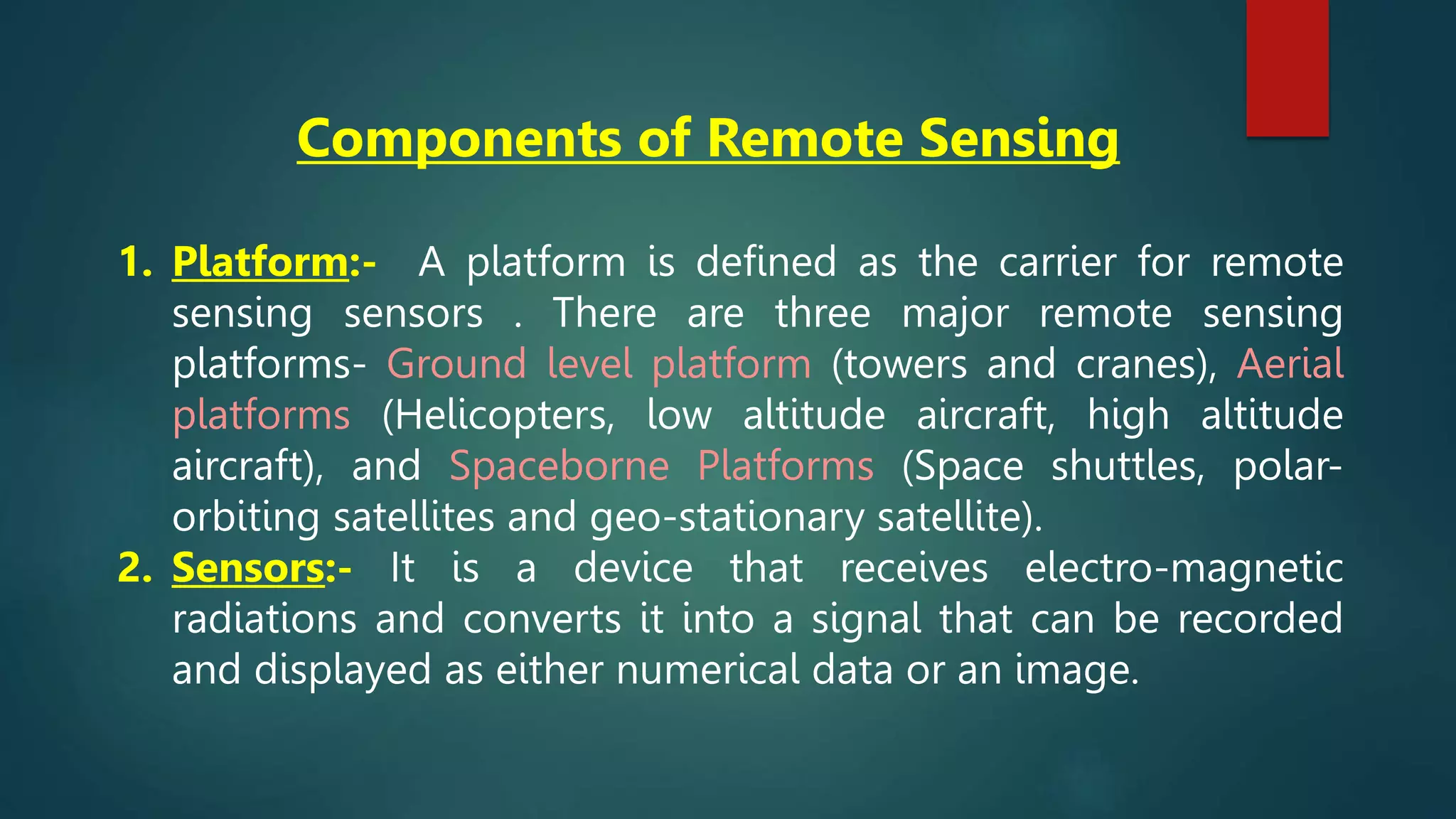 Remote Sensing and its Applications in Agriculture | PPTX